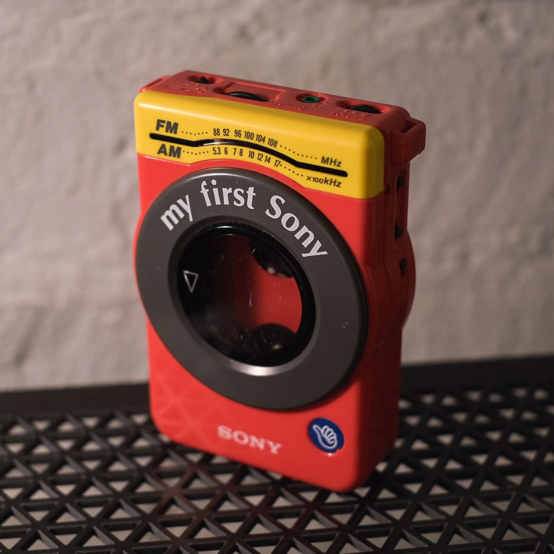 1988 My first Sony WM-F3030 Walkman game portable cassette player ...