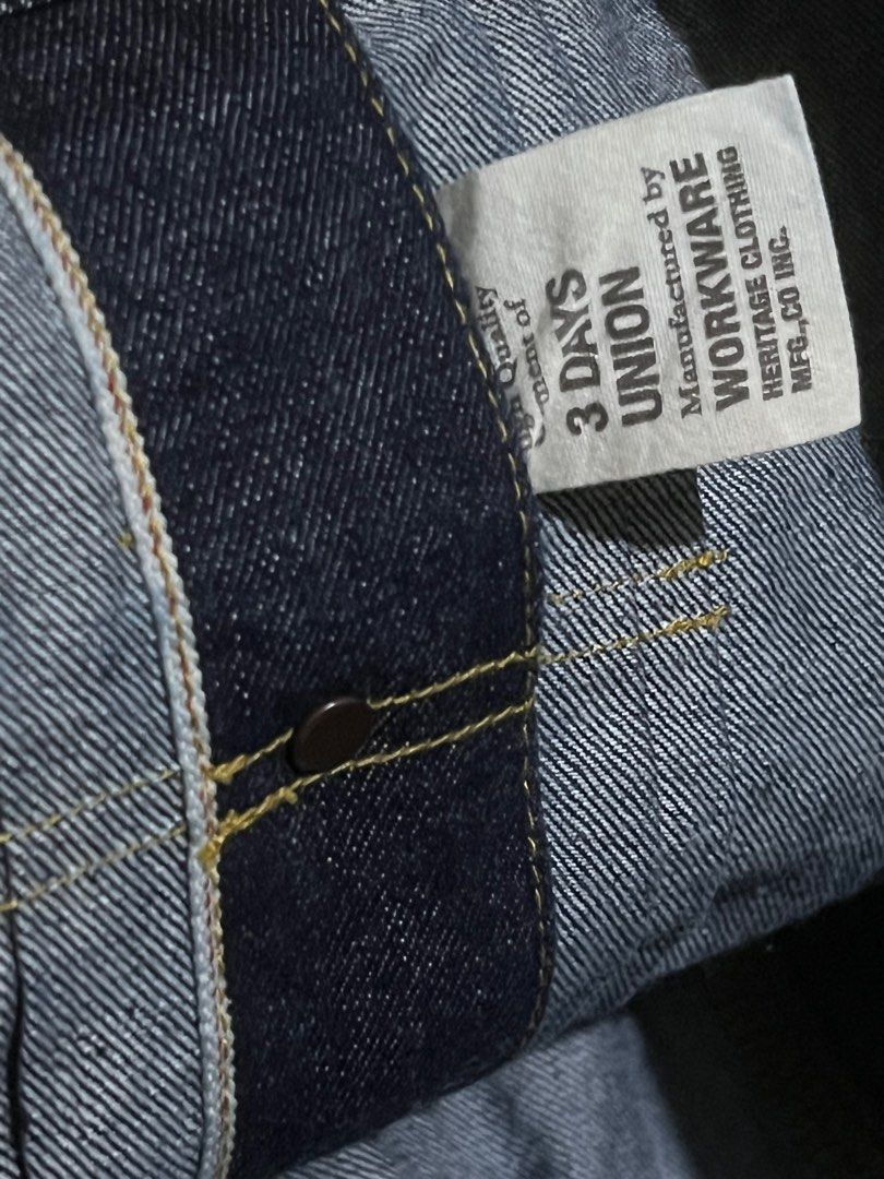 3 days union type 1 denim jacket, Men's Fashion, Coats, Jackets and ...