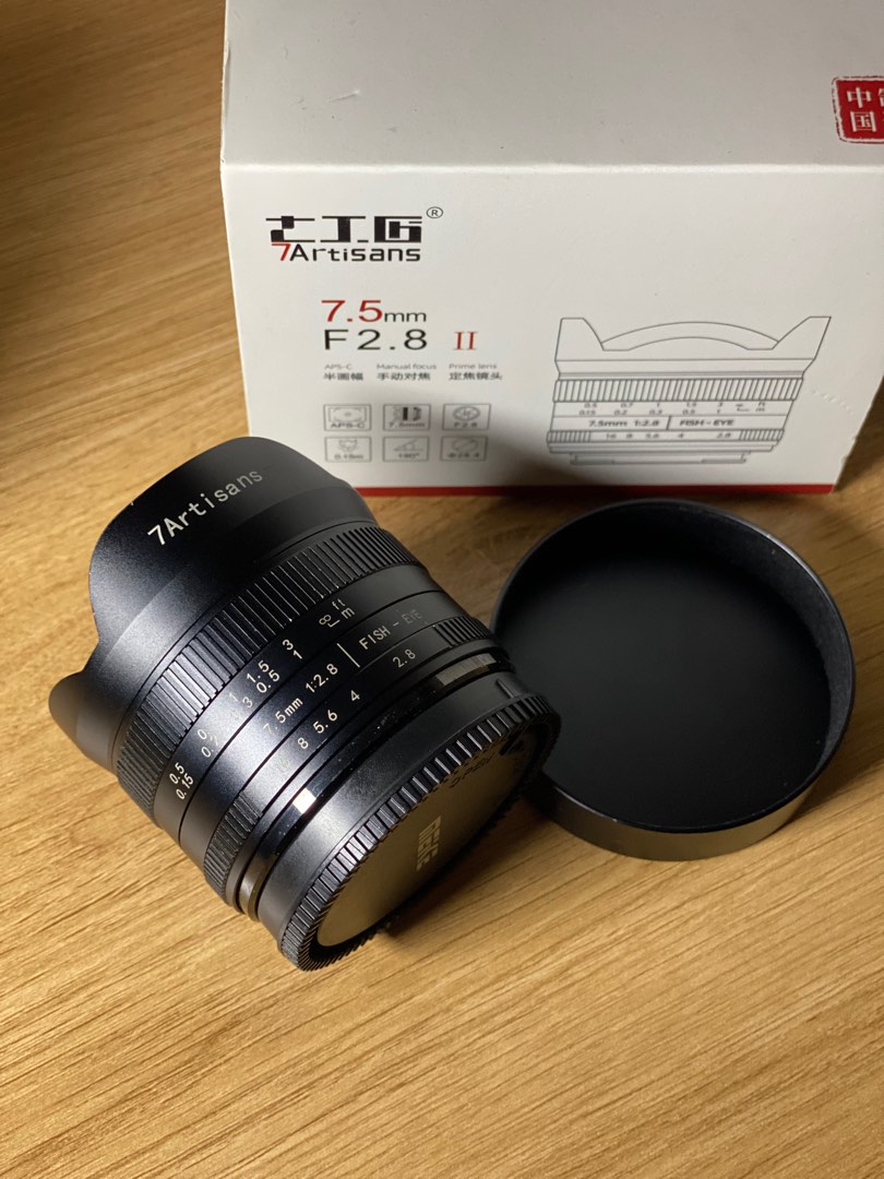 7Artisans Fish eye 7.5mm F2.8 Fuji X mount, Photography, Lens & Kits on ...