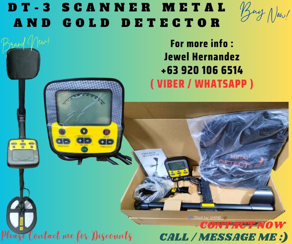 8 METERS DEPTH DT-3 SCANNER DIGITAL GOLD DETECTOR AND METAL DETECTOR ON ...