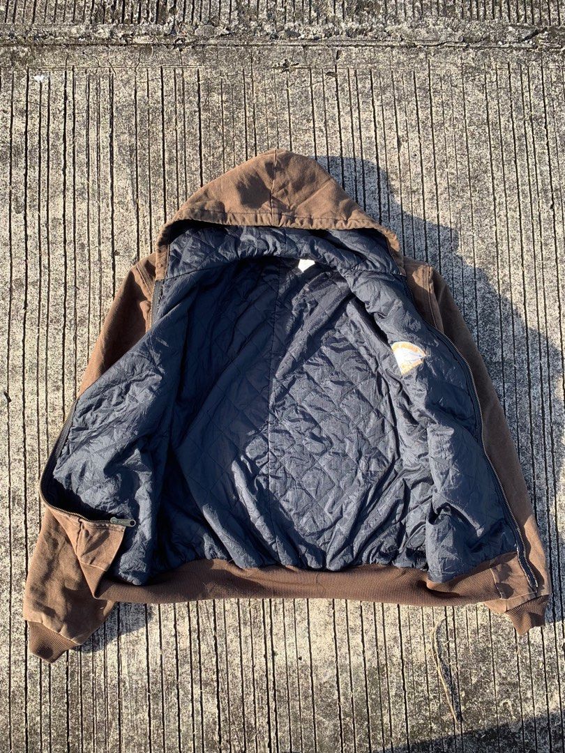 90s Chestnut Vintage Carhartt Active Jacket, Men's Fashion, Coats ...