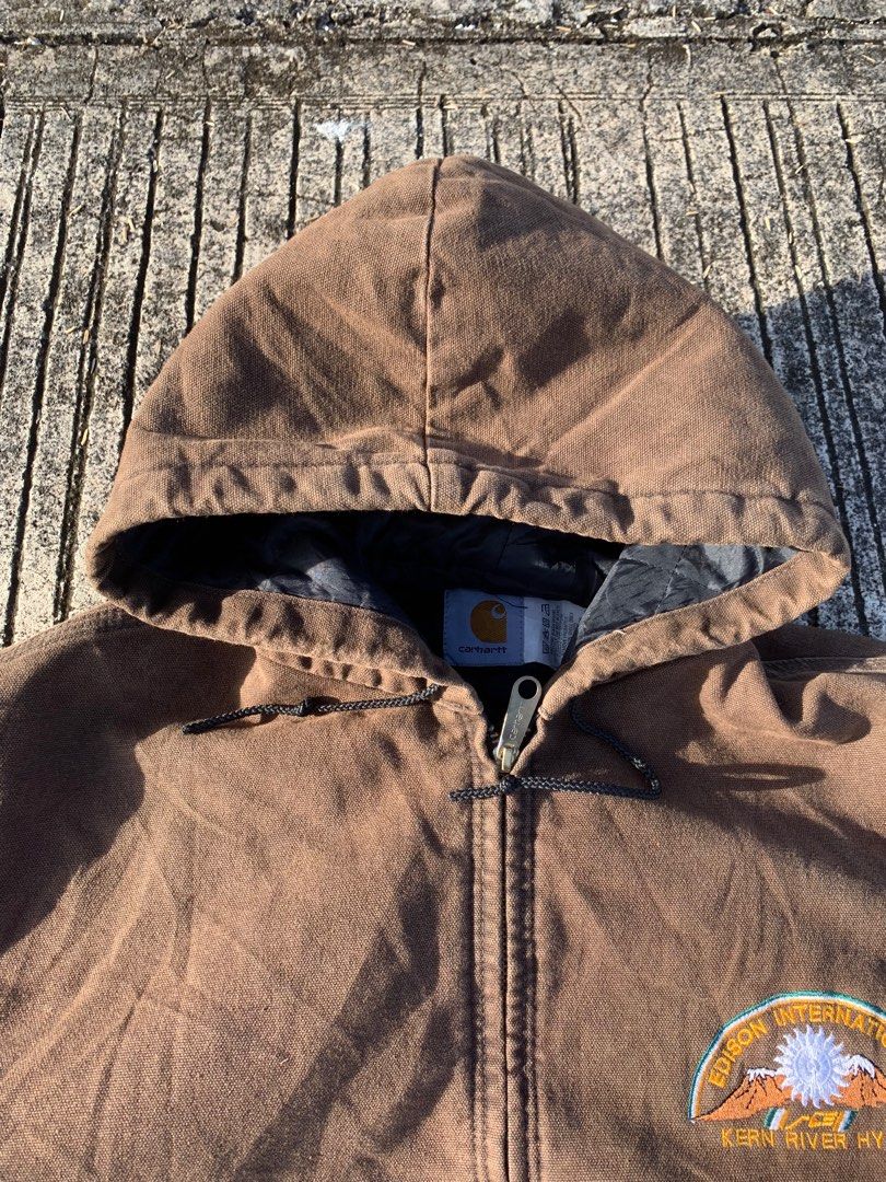 90s Chestnut Vintage Carhartt Active Jacket, Men's Fashion, Coats ...
