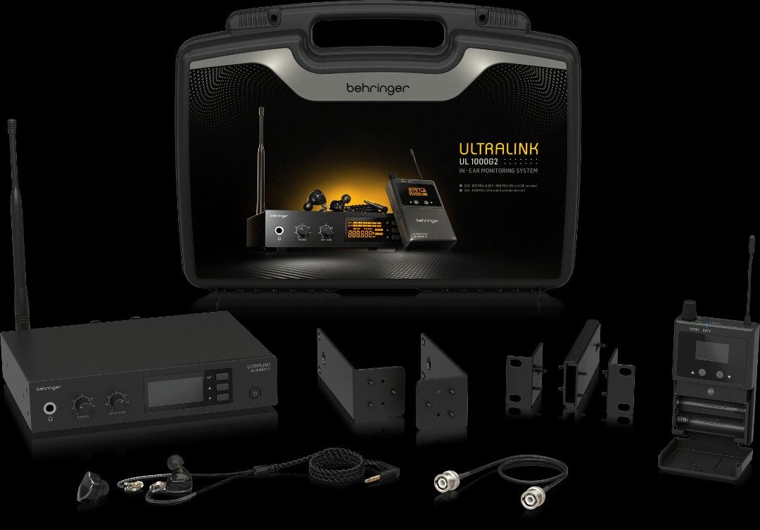 香港行貨，旺角門市 ，Behringer UL 1000G2 High-performance UHF Wireless In-ear ...