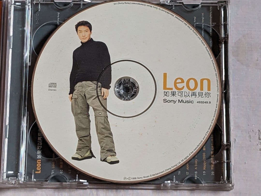 黎明"如果可以再見你" Leon Lai 1998 Sony Music Hong Kong Chinese CD+VCD 493249.9, Hobbies & Toys, Music ...