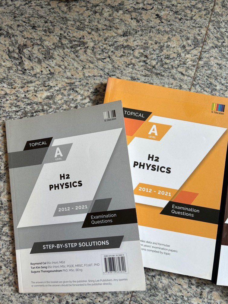 A Level Topical TYS [H2 Maths and H2 Physics], Hobbies & Toys, Books ...