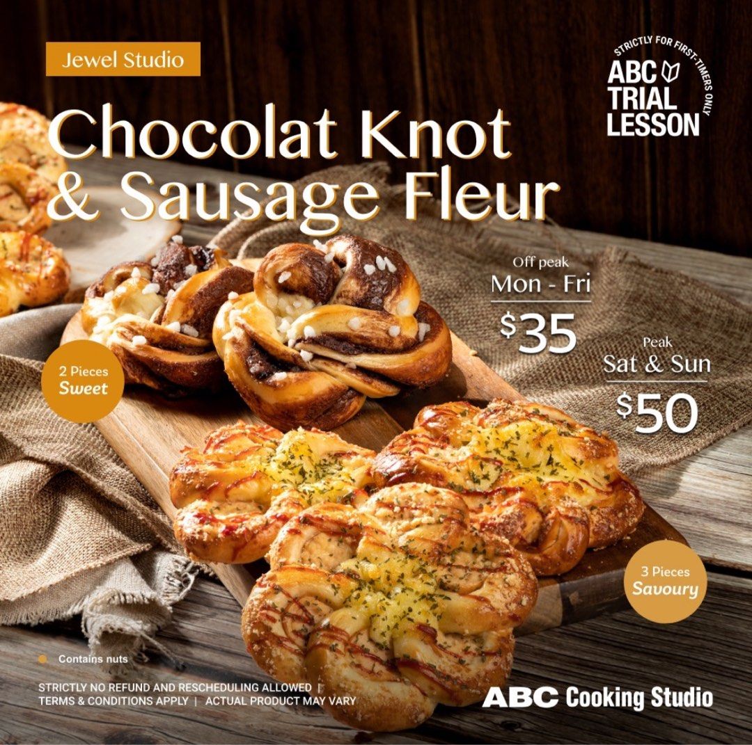 ABC Studio Trial Class (Fraise Love, Matcha), Food & Drinks, Homemade ...