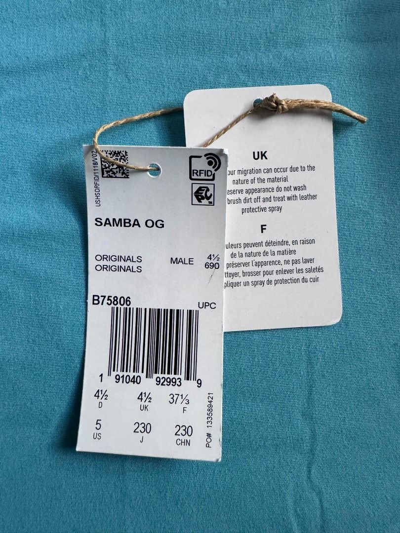 Addidas Samba OG (ORIGINAL), Men's Fashion, Footwear, Casual Shoes on ...