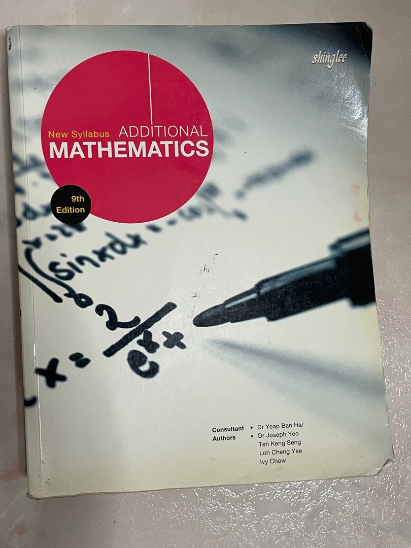Additional Mathematics Textbook, Hobbies & Toys, Books & Magazines ...