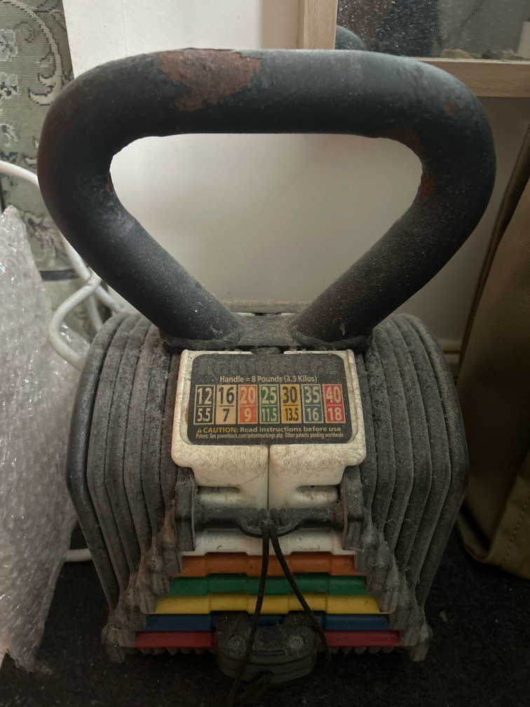 Adjustable Kettlebell, Sports Equipment, Exercise & Fitness, Weights ...