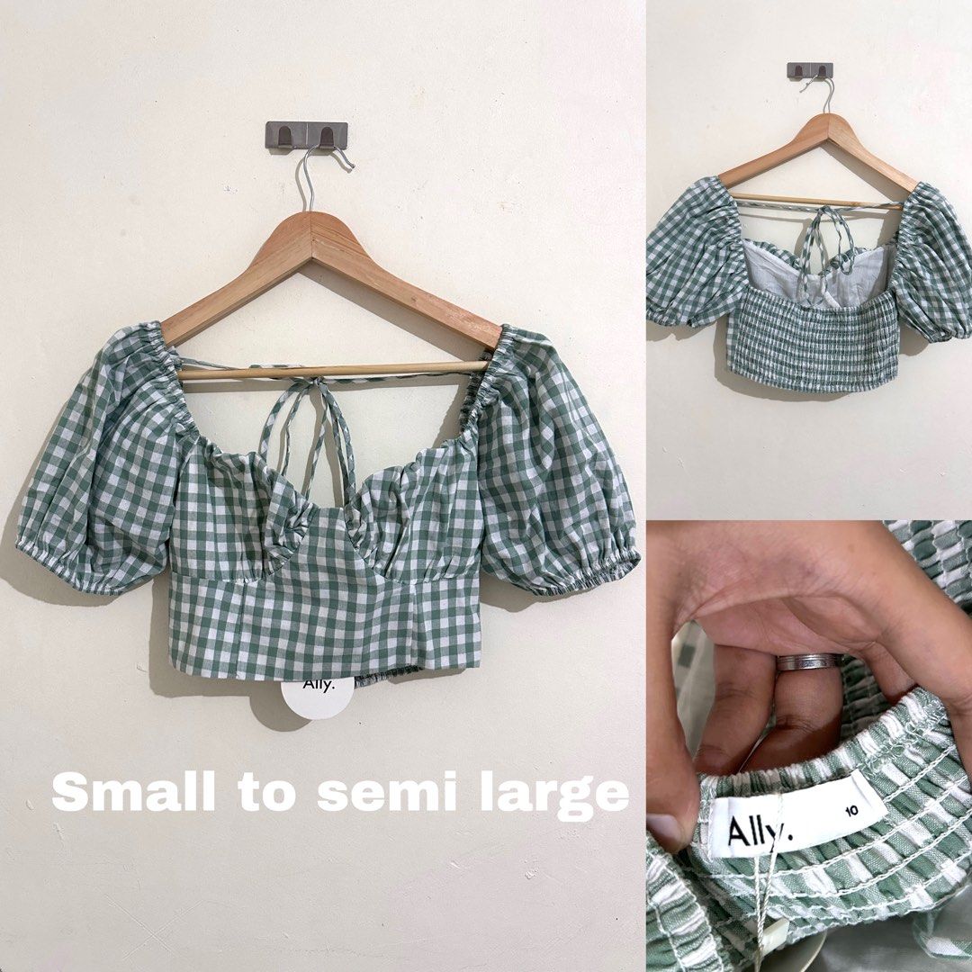 Ally top, Women's Fashion, Tops, Blouses on Carousell
