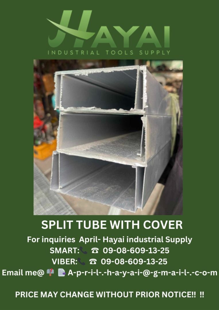 Aluminum split tube with cover, Commercial & Industrial, Construction ...