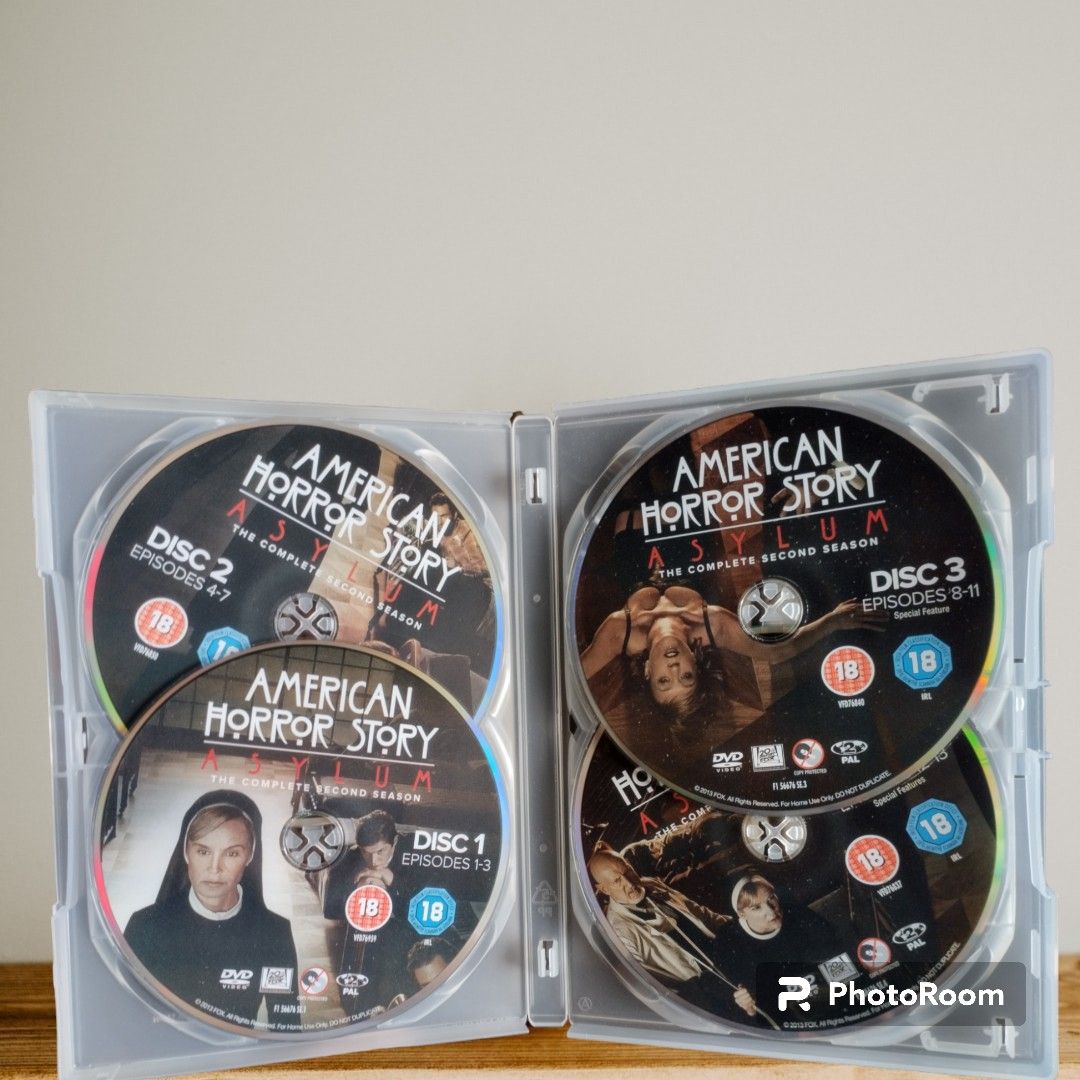 American Horror Story: Asylum (The Complete Second Season: 4-Disc Set ...