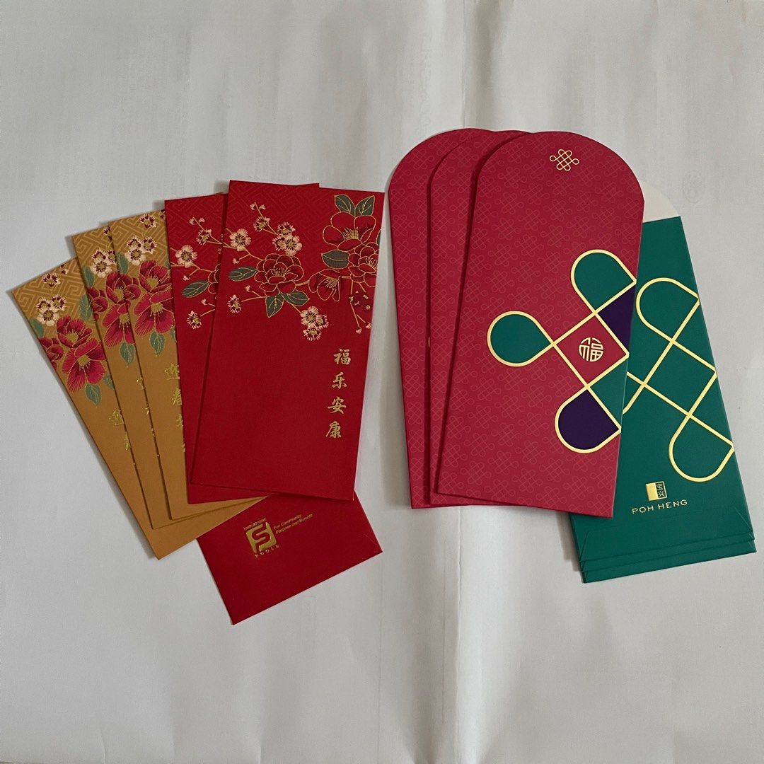 Ang Pow Red Packets Limited Edition Total 2 Posting for $20, Hobbies ...
