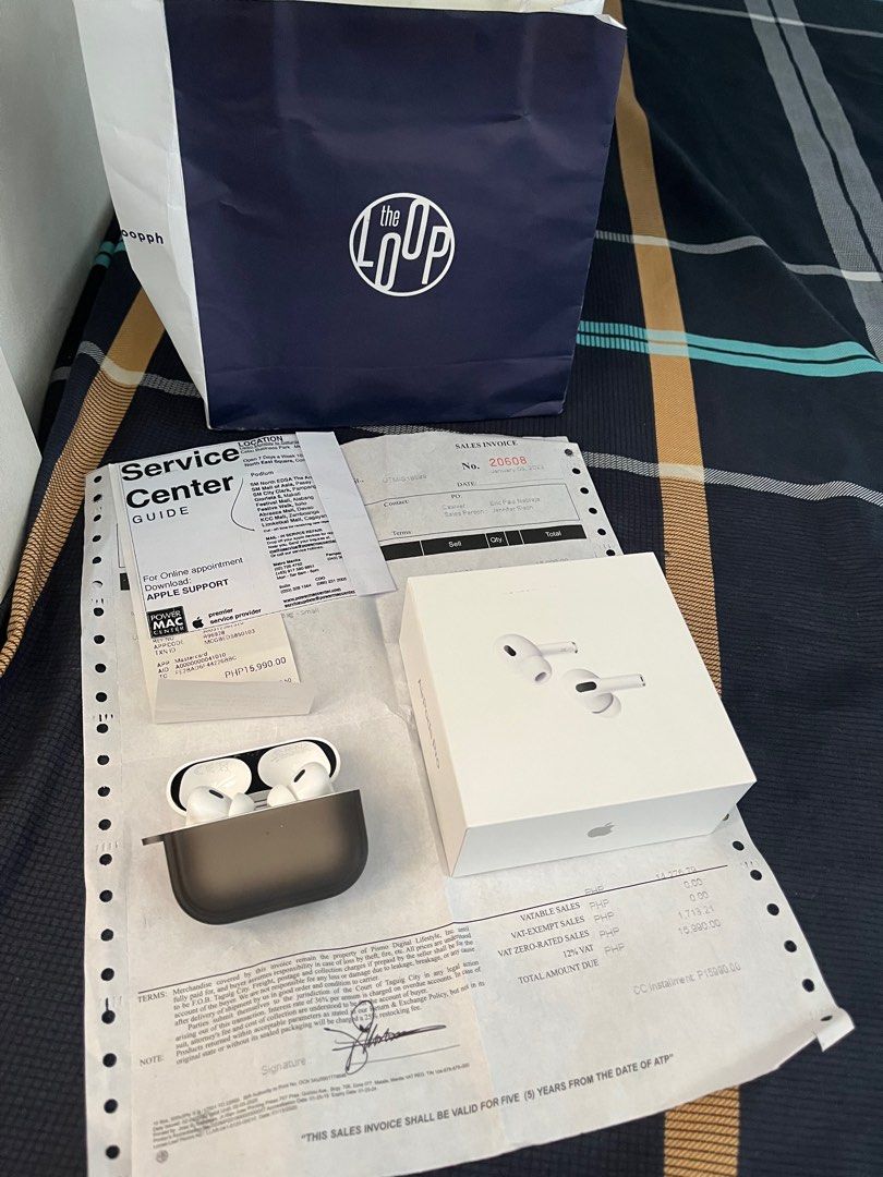 Apple airpods pro 2 orig with receipt rush, Audio, Headphones ...