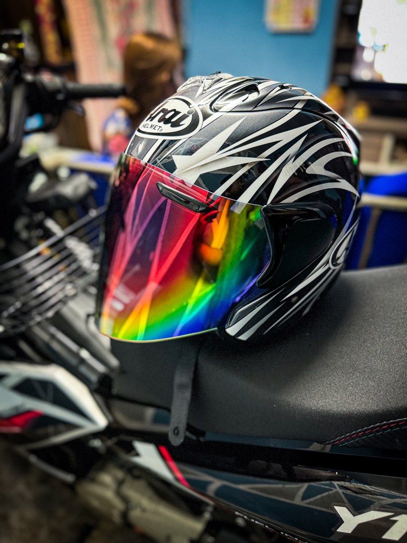 Arai helmet stella ram3 & nakano shuriken vzram, Motorcycles ...