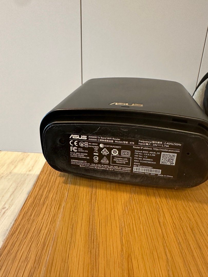 Asus AX6600 Tri Band Wifi Router, Computers & Tech, Parts & Accessories ...