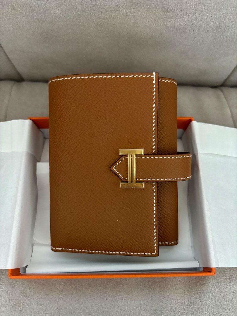 Authentic Hermes Bearn Trifold GHW Wallet, Luxury, Bags & Wallets on ...