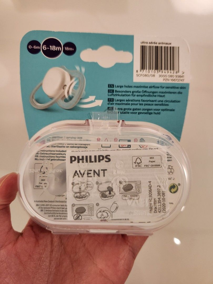 Avent Pacifier, Babies & Kids, Nursing & Feeding, Soothers & Pacifiers ...