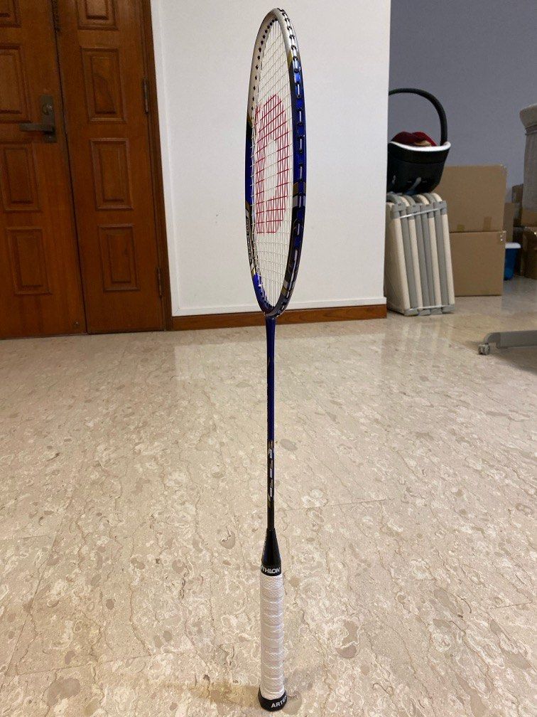 Badminton racket: APACS High speed slim shaft, Sports Equipment, Sports ...