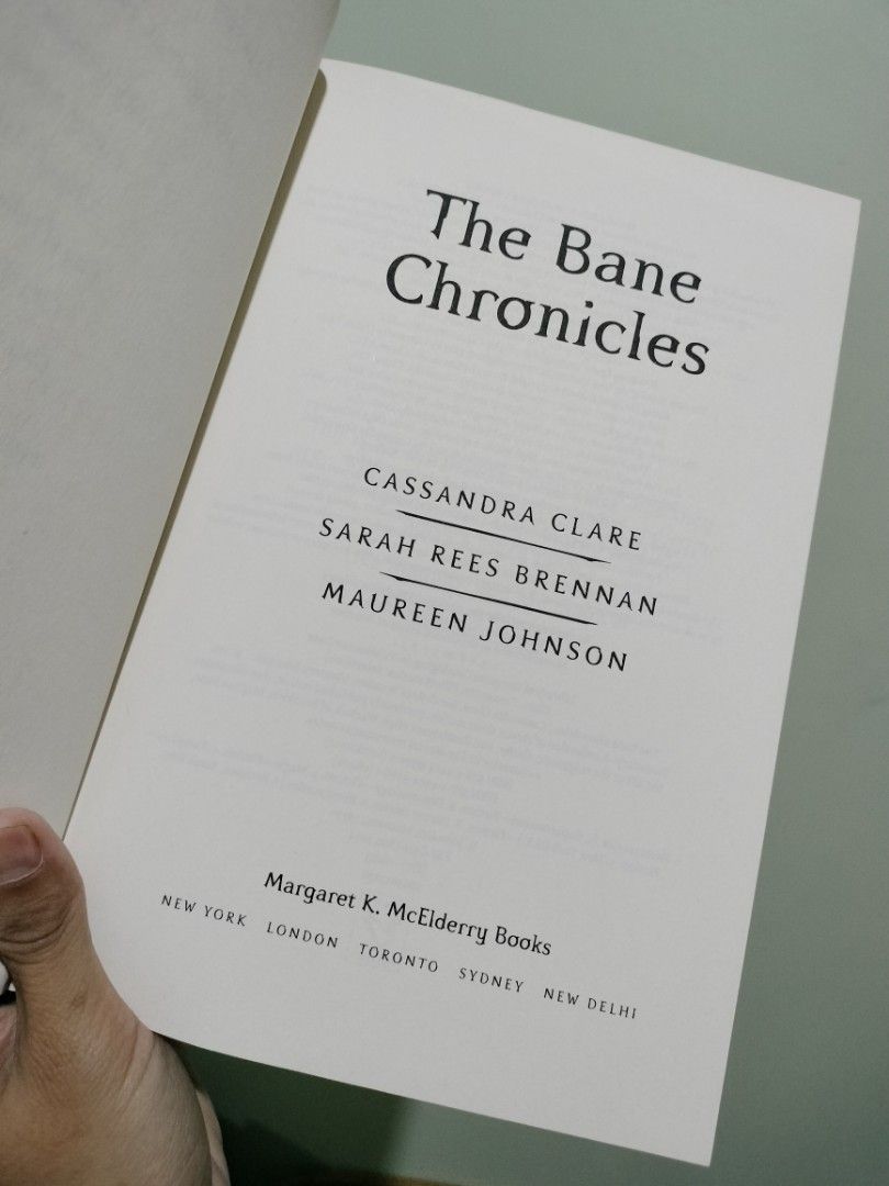 Bane Chronicles by Cassandra Clare, Hobbies & Toys, Books & Magazines ...