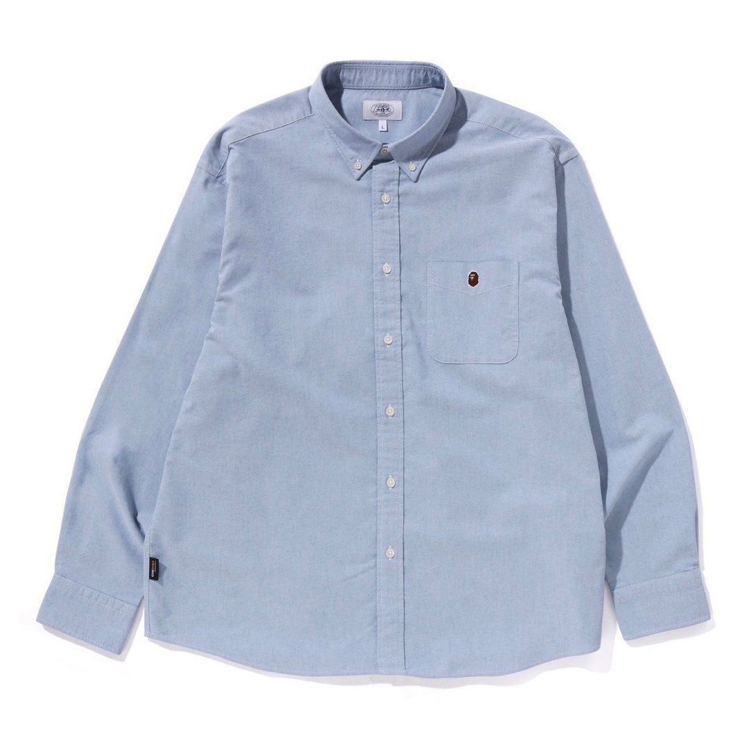 BAPE ONE POINT CORDURA OXFORD SHIRT, Men's Fashion, Tops & Sets, Formal ...