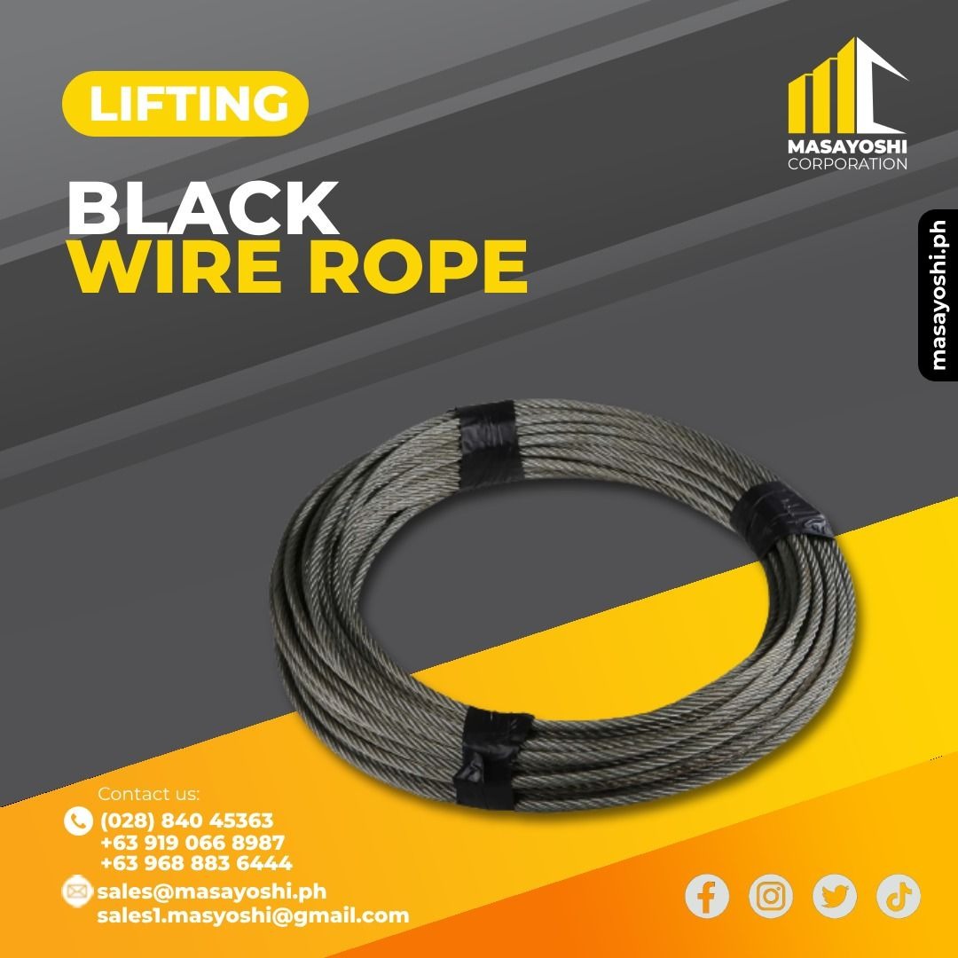Black Wire Rope | Wire Rope | BI Wire Rope | Ropes | Lifting | RIgging ...