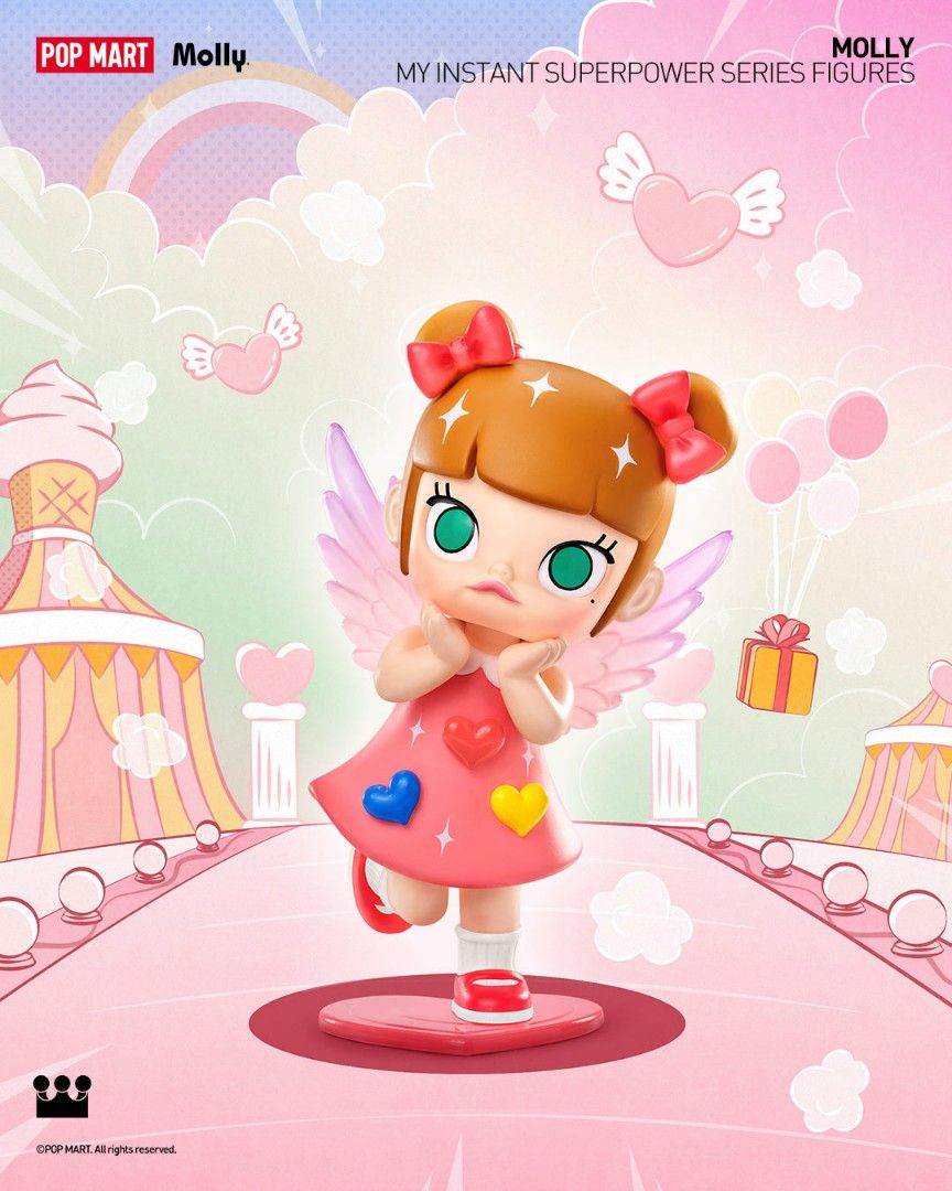 [BRAND NEW! POPMART] POPMART MOLLY MY INSTANT SUPERPOWER SERIES FULL ...