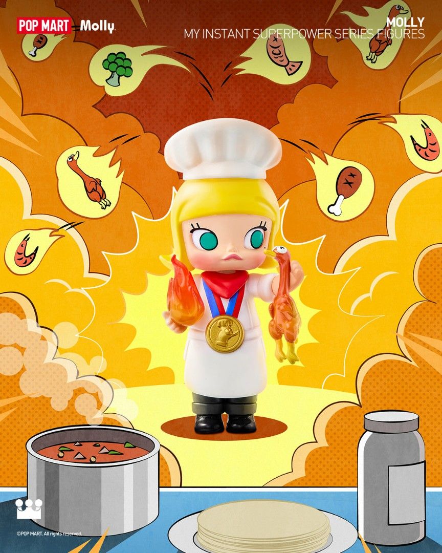[BRAND NEW! POPMART] POPMART MOLLY MY INSTANT SUPERPOWER SERIES FULL ...