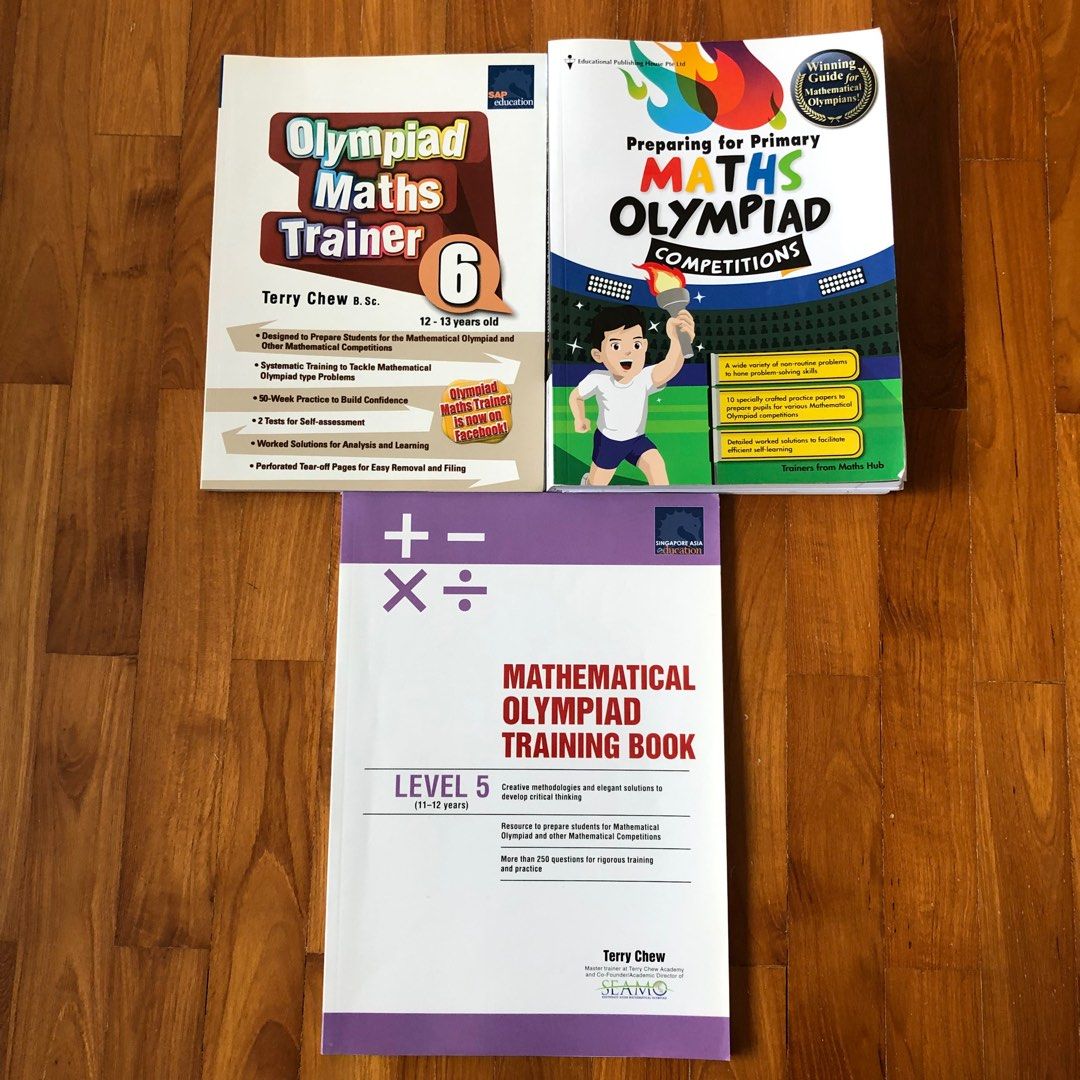 Brand new/very lightly used Math Olympiad workbooks activity books ...