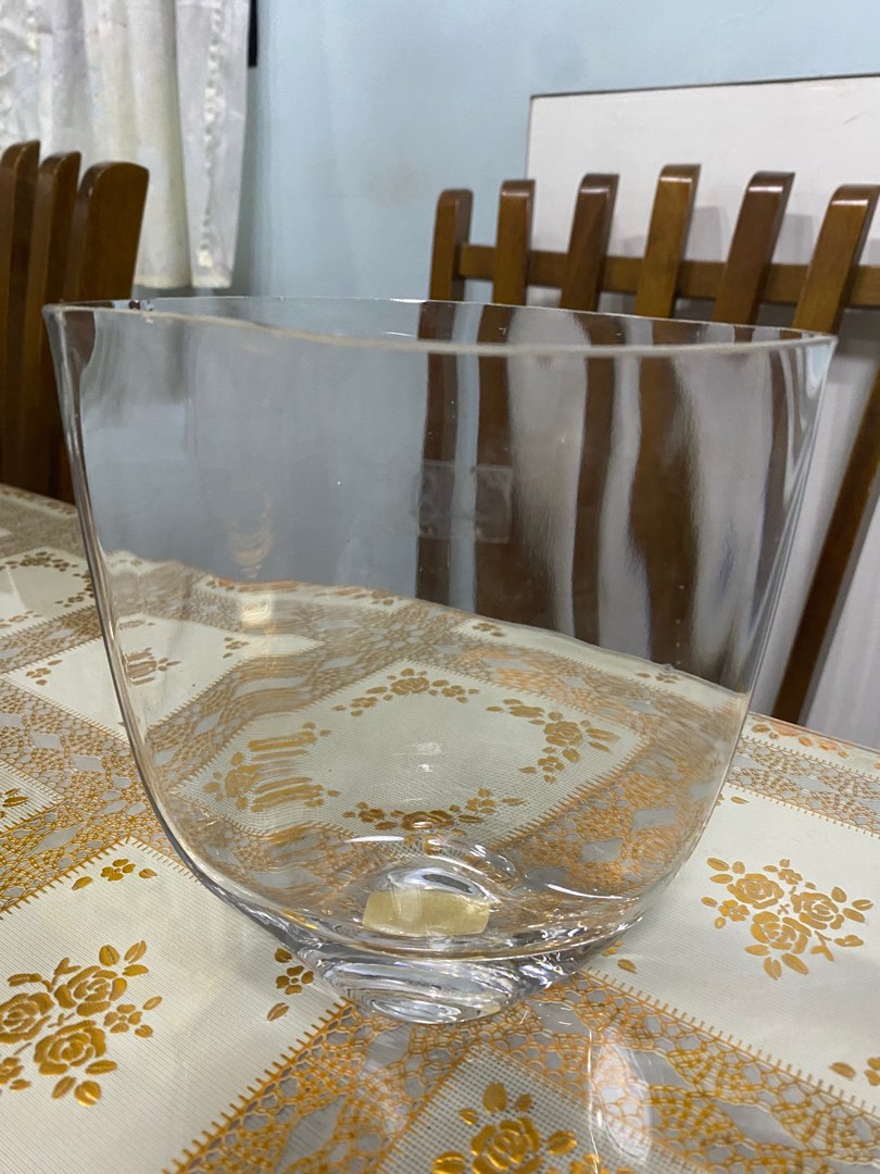 Brilliant Flared Crystal Vase, Furniture & Home Living, Home Decor ...