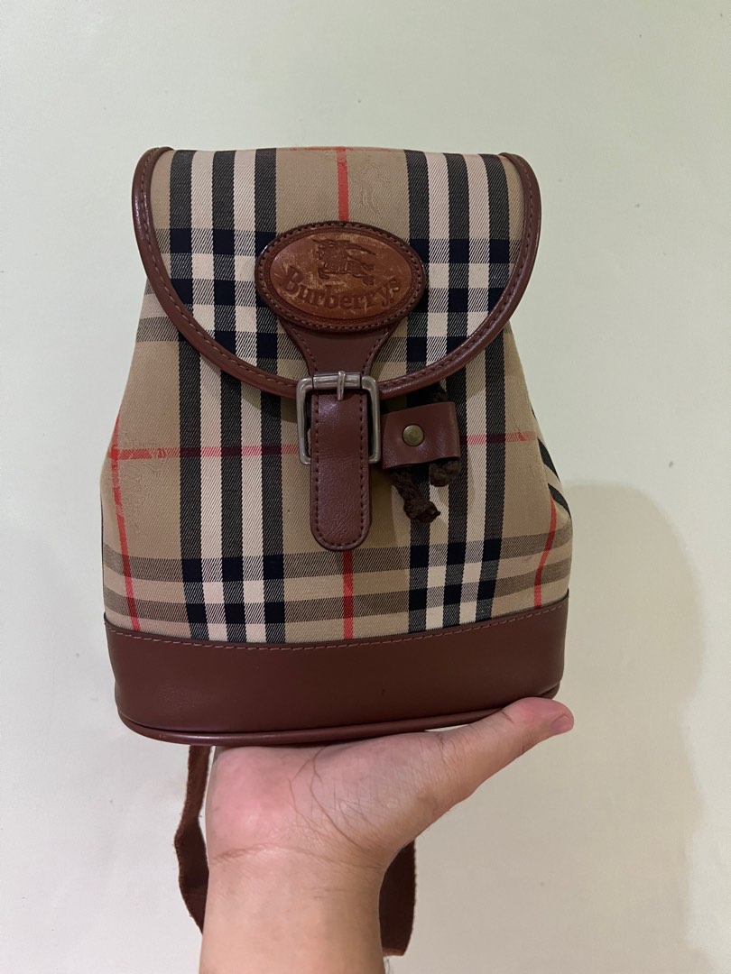 Burberry Mini Backpack, Luxury, Bags & Wallets on Carousell