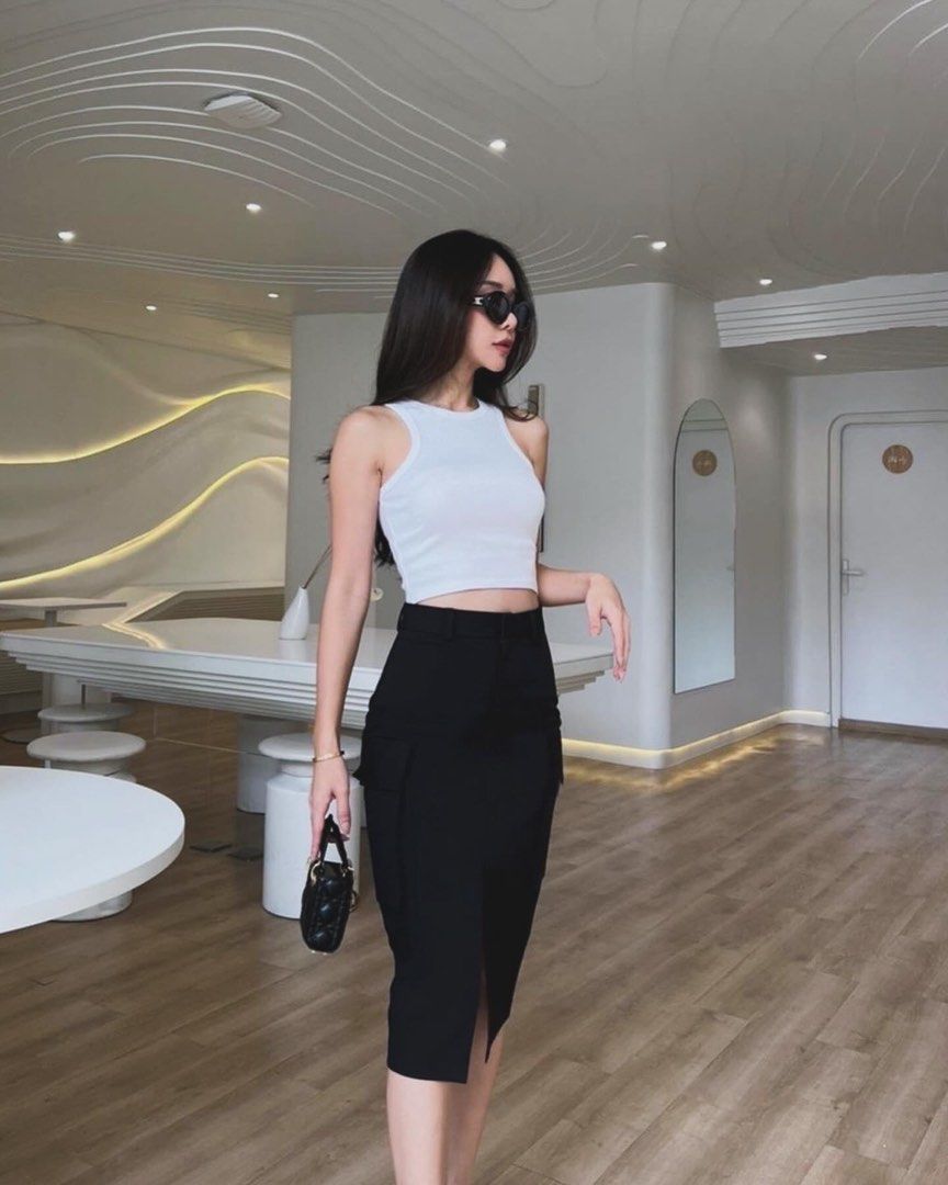 Cargo Skirt Bkk Brand Lealea Studio, Women's Fashion, Bottoms, Skirts on Carousell