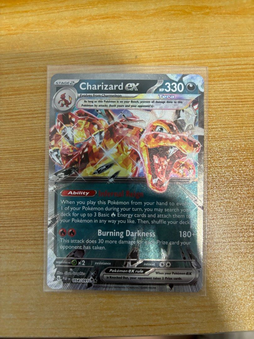 Charizard ex - 054/091 - Pokemon Paldea Fates, Hobbies & Toys, Toys ...