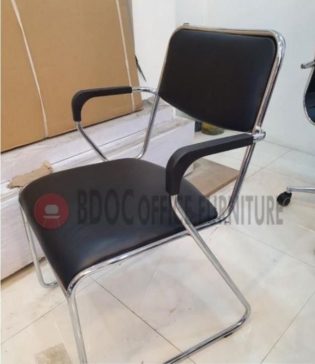 chrome sled legs office chairs with arm / office partition / office ...