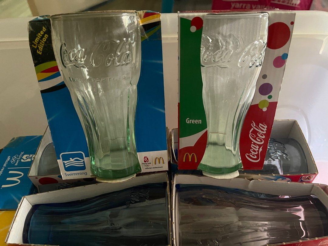 Coca Cola Glass (21 pcs), Furniture & Home Living, Kitchenware ...