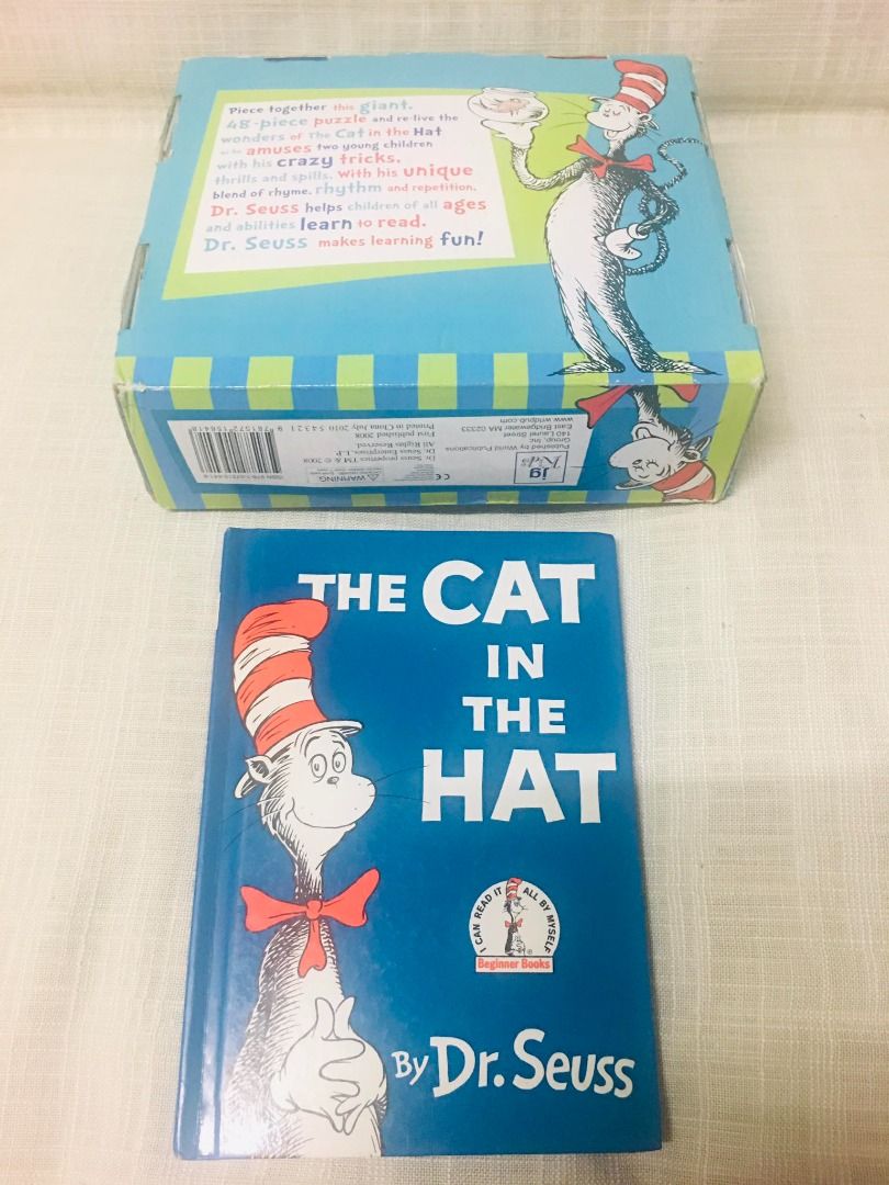 Collectible Dr. Seuss The Cat In The Hat Giant Floor Puzzle Bundle ...