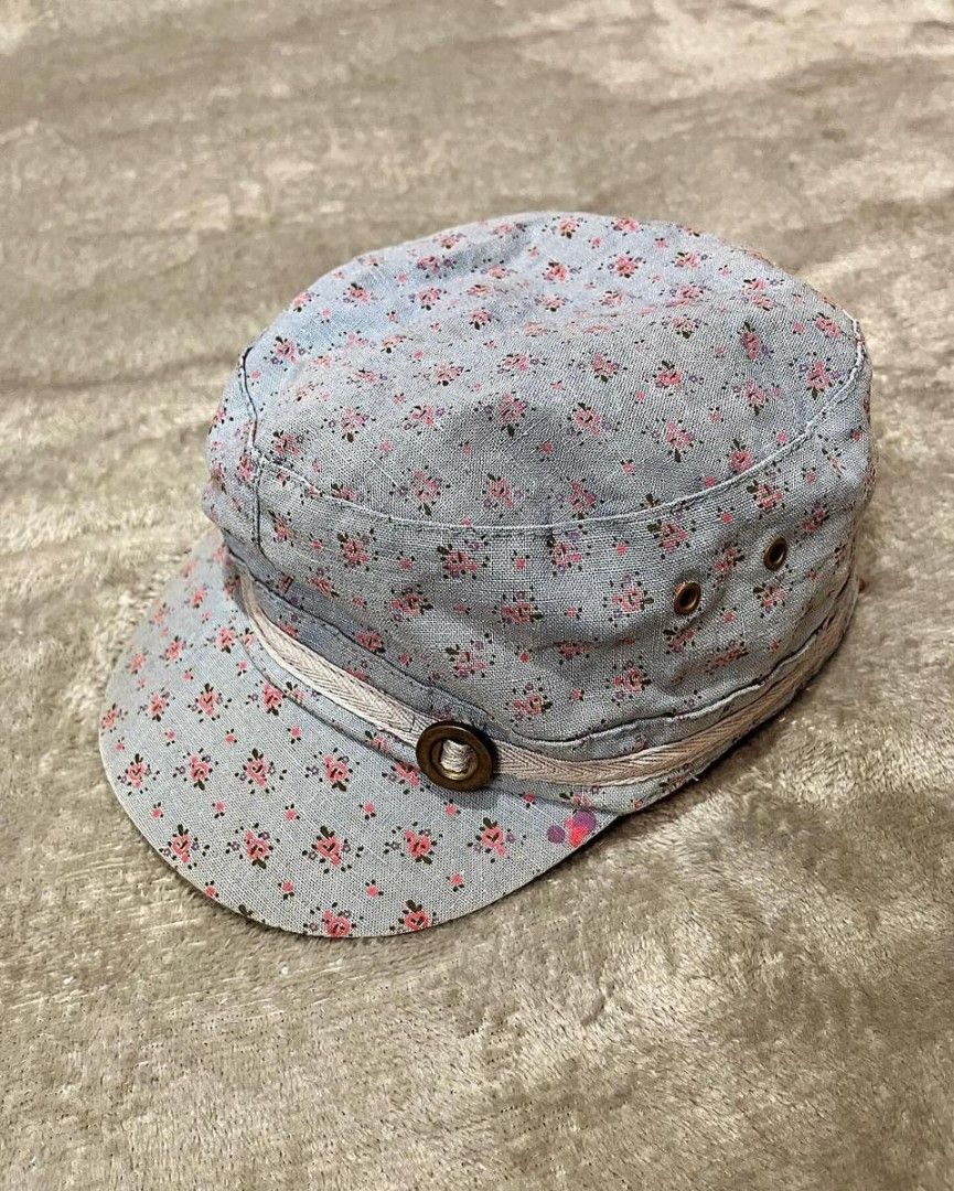 Dainty Cottagecore Floral hat / Veret, Women's Fashion, Watches ...