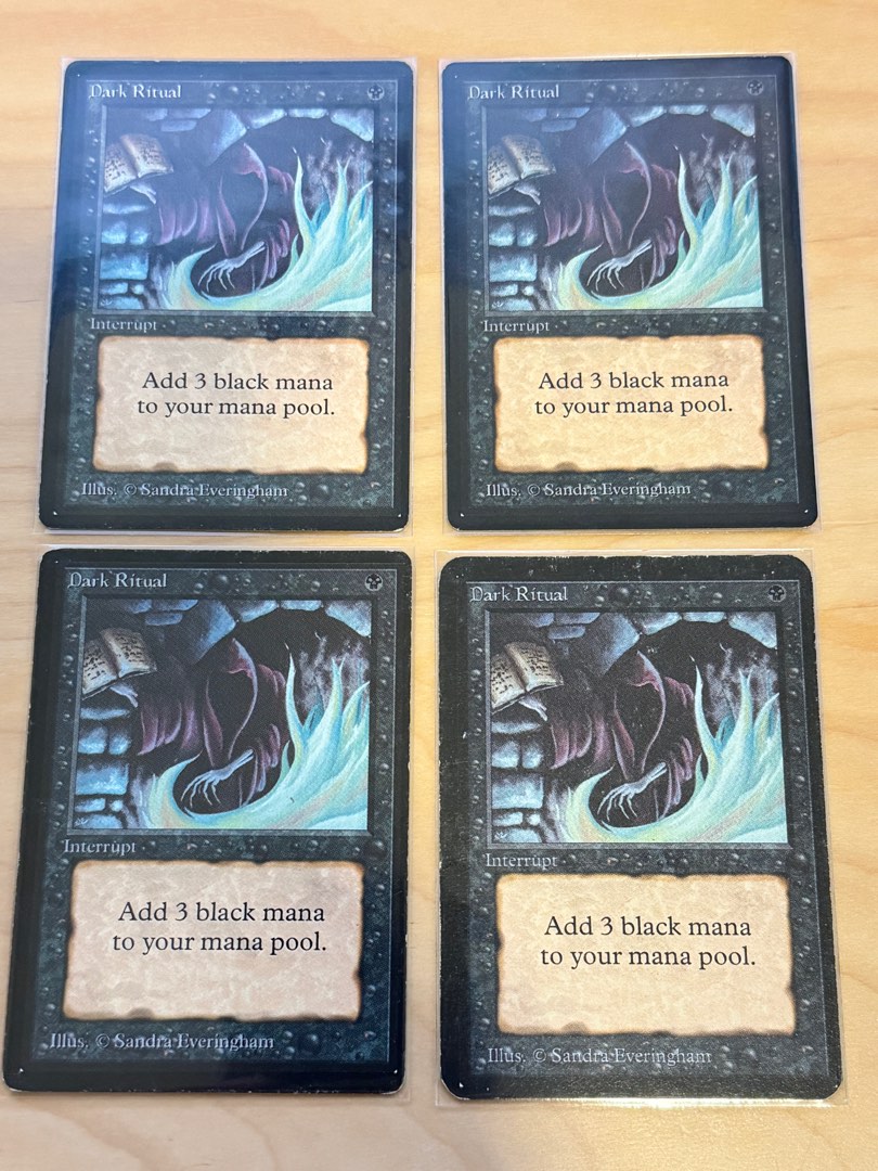 Dark Ritual (1x Alpha, 3x Beta) PL, Hobbies & Toys, Toys & Games on ...