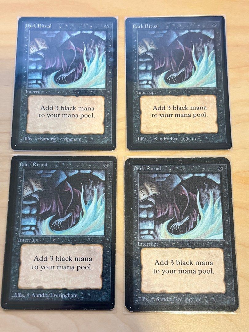 Dark Ritual (1x Alpha, 3x Beta) PL, Hobbies & Toys, Toys & Games on ...