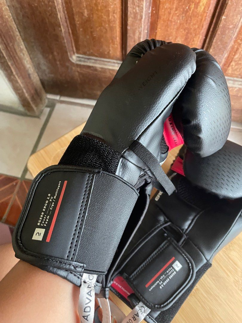Decathlon Outshock Boxing Gloves - 500, Health & Nutrition, Health ...