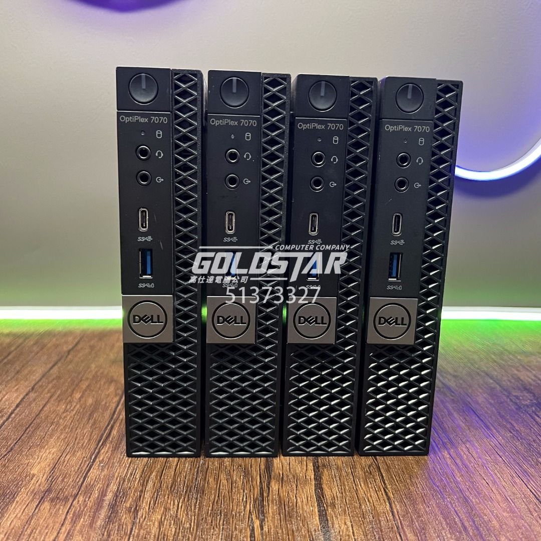 Dell OptiPlex 7070 MINI/ Windows10 Pro/⑨成新/現貨多部/文書電腦/辦公電腦/電腦/桌上電腦/主機/台機 ...