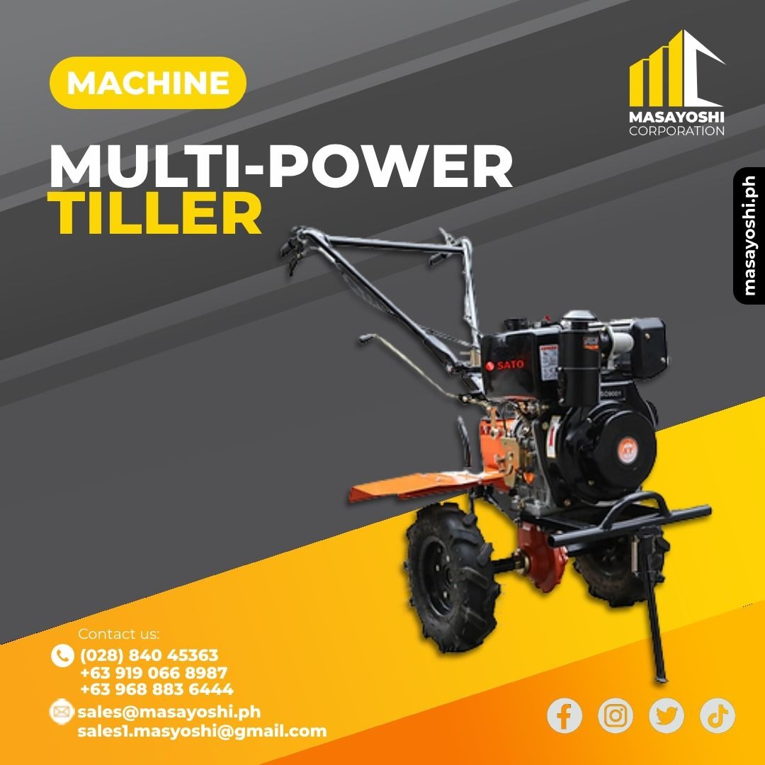 Diesel Multi-Power Tiller with 7 implements | Power Tiller ...