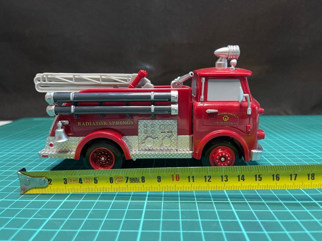 DISNEY PIXAR CARS RED FIRETRUCK, Hobbies & Toys, Memorabilia ...