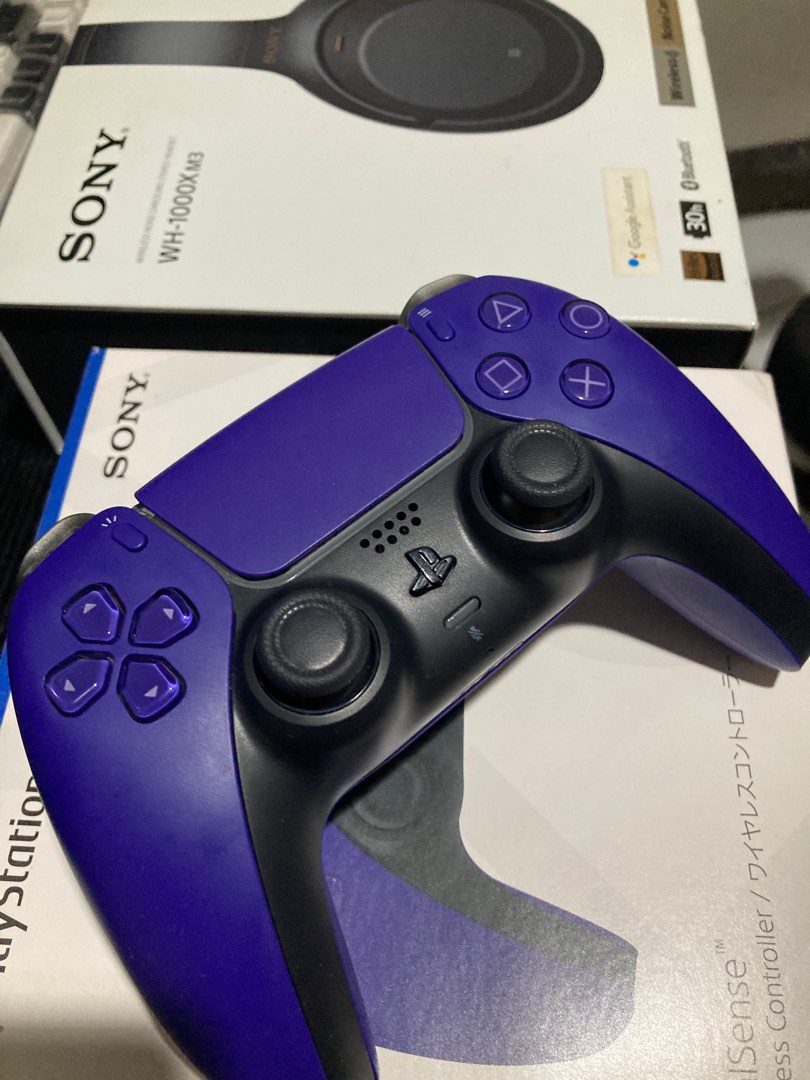 Sony PS5 DualSense - Galactic Purple, Video Gaming, Gaming Accessories ...