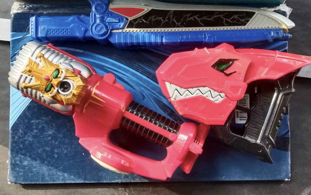 Dx Goseiger Mic and MMPR Weapon, Hobbies & Toys, Toys & Games on Carousell