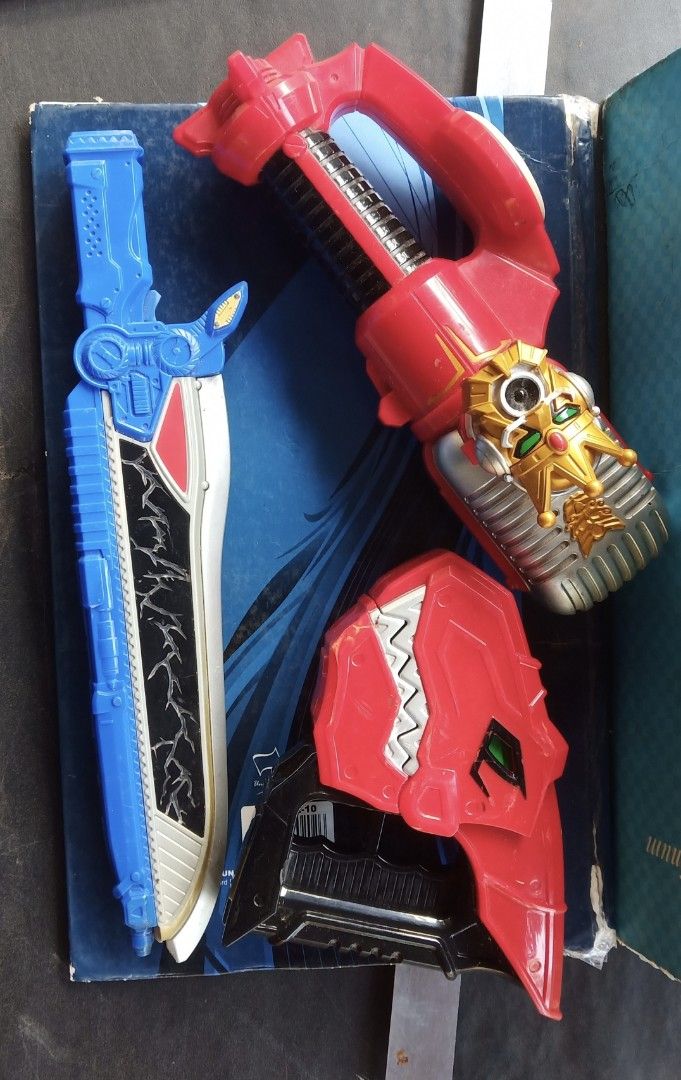 Dx Goseiger Mic and MMPR Weapon, Hobbies & Toys, Toys & Games on Carousell