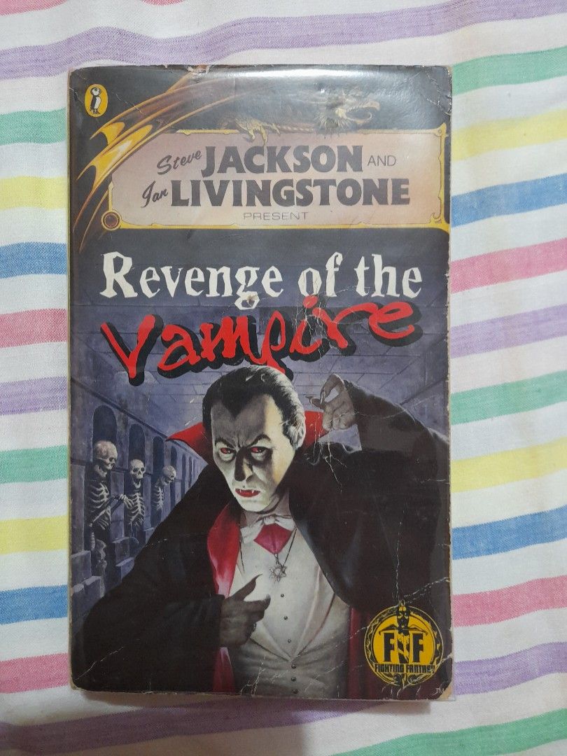 Fighting Fantasy gamebook FF58 Avenge of the Vampire, Hobbies & Toys ...