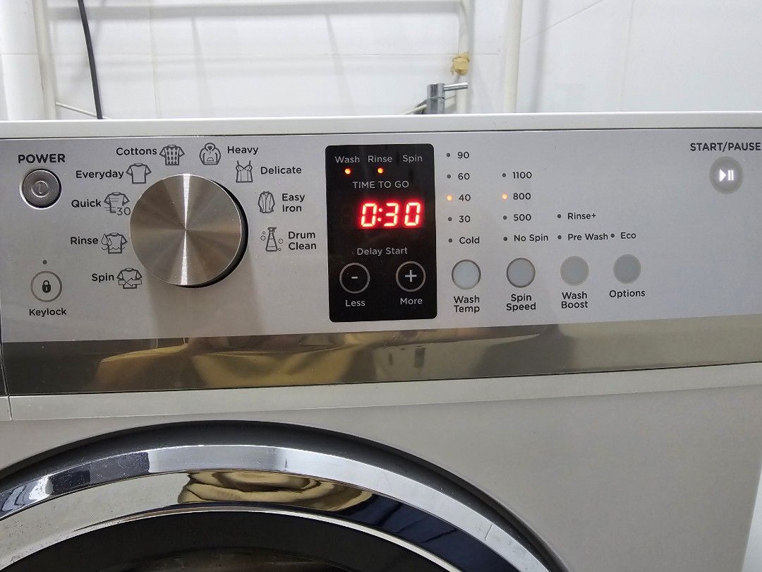 Fisher and Paykel Washing Machine 7.5kg, TV & Home Appliances, Washing ...