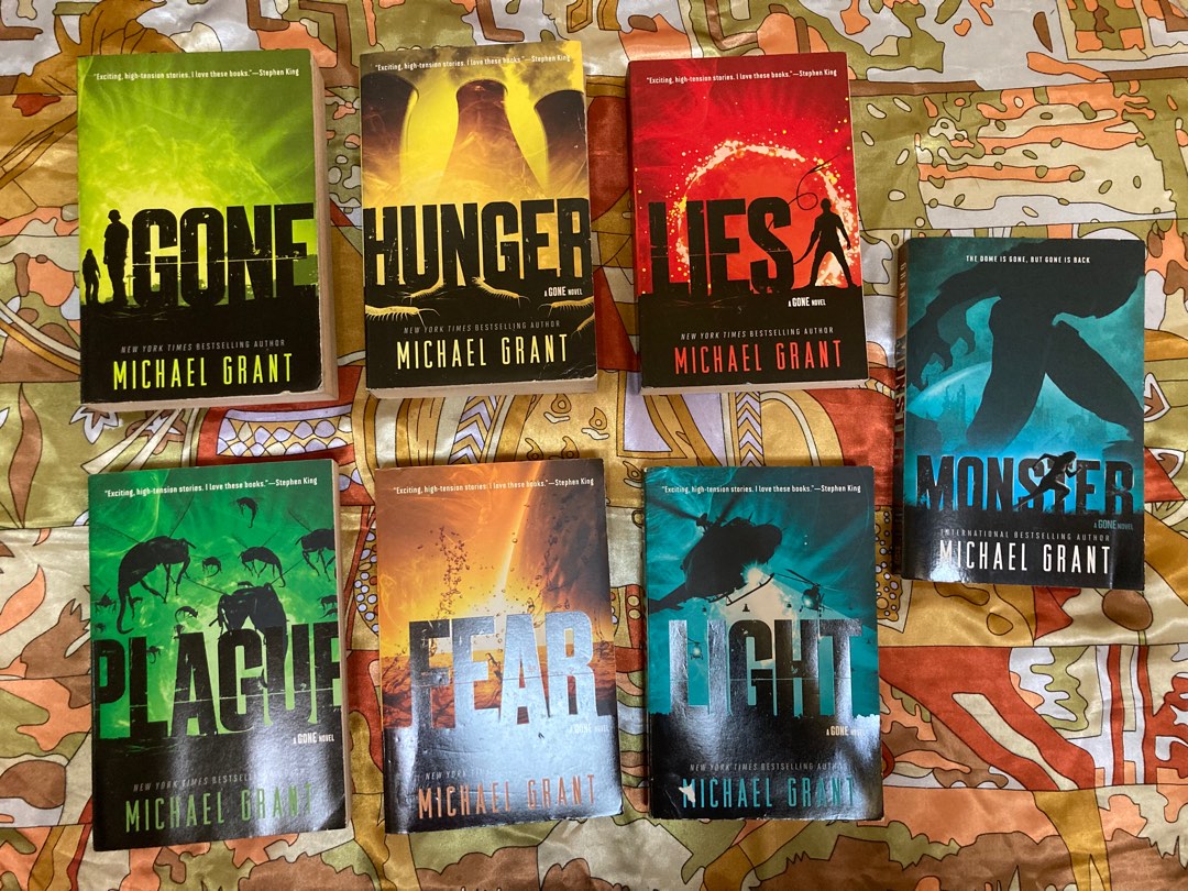GONE series complete collection + Monster by Michael Grant, Hobbies ...