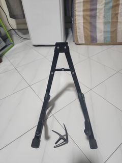 GUITAR STAND AND CAPO, Hobbies & Toys, Music & Media, Music Accessories ...
